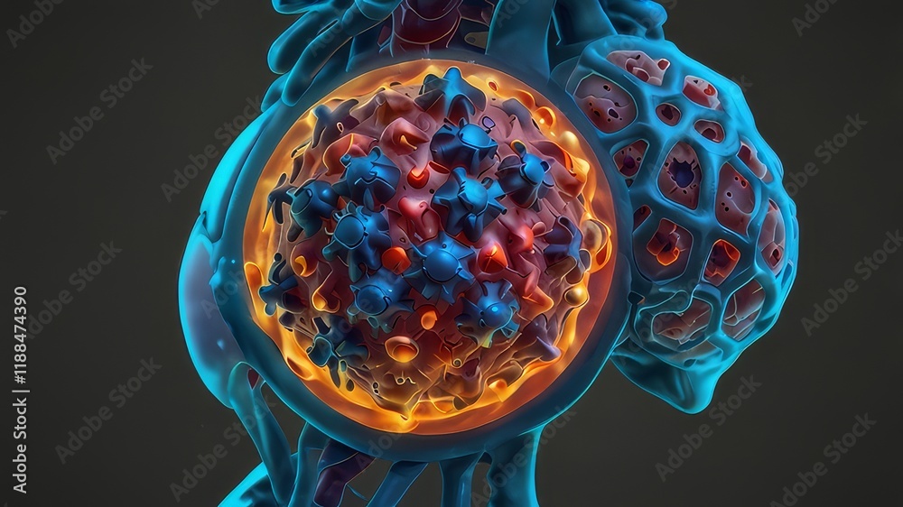 Human metapneumovirus or HMPV, virus causing upper and lower ...
