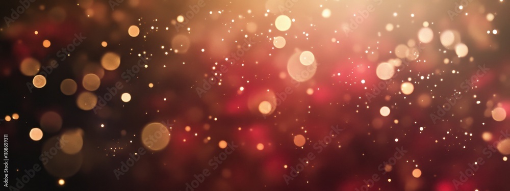 Starry explosion of red and gold lights enhances visual effects for ...