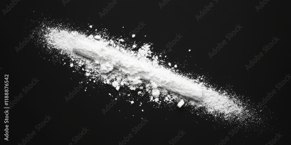 Cocaine abuse is often associated with lines of cocaine that are ...