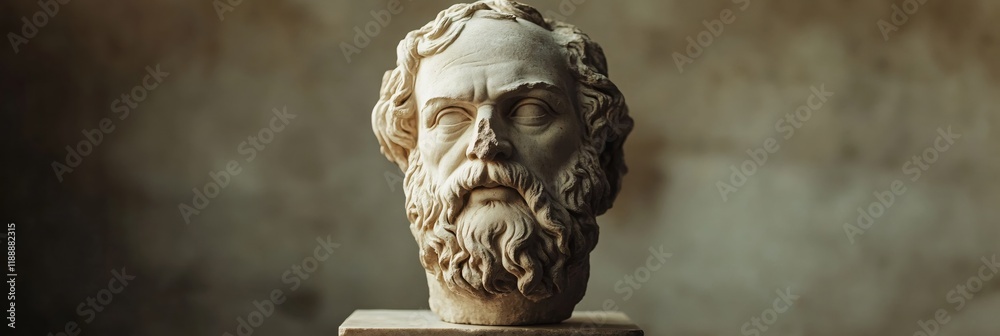 Ancient Greek Marble Bust Sculpture Head Art History Classical Statue ...