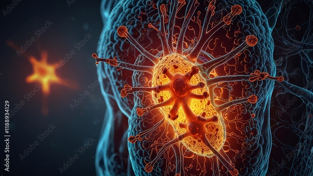 Human metapneumovirus or HMPV, virus causing upper and lower ...
