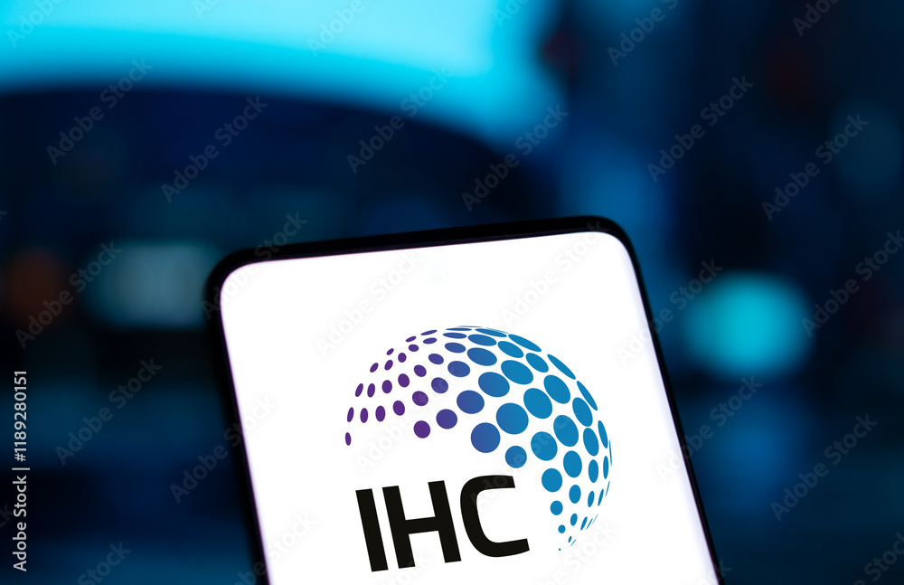 Dhaka, Bangladesh- 2 Jan 2025: IHC logo is displayed on smartphone ...