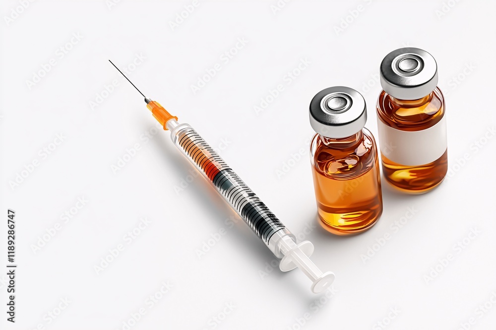 Administering vaccination medical procedure clinic image indoor close ...