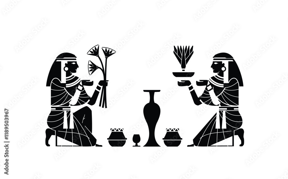 Egyptian papyrus background. Egyptian Culture Ancient Egyptian gods and ...