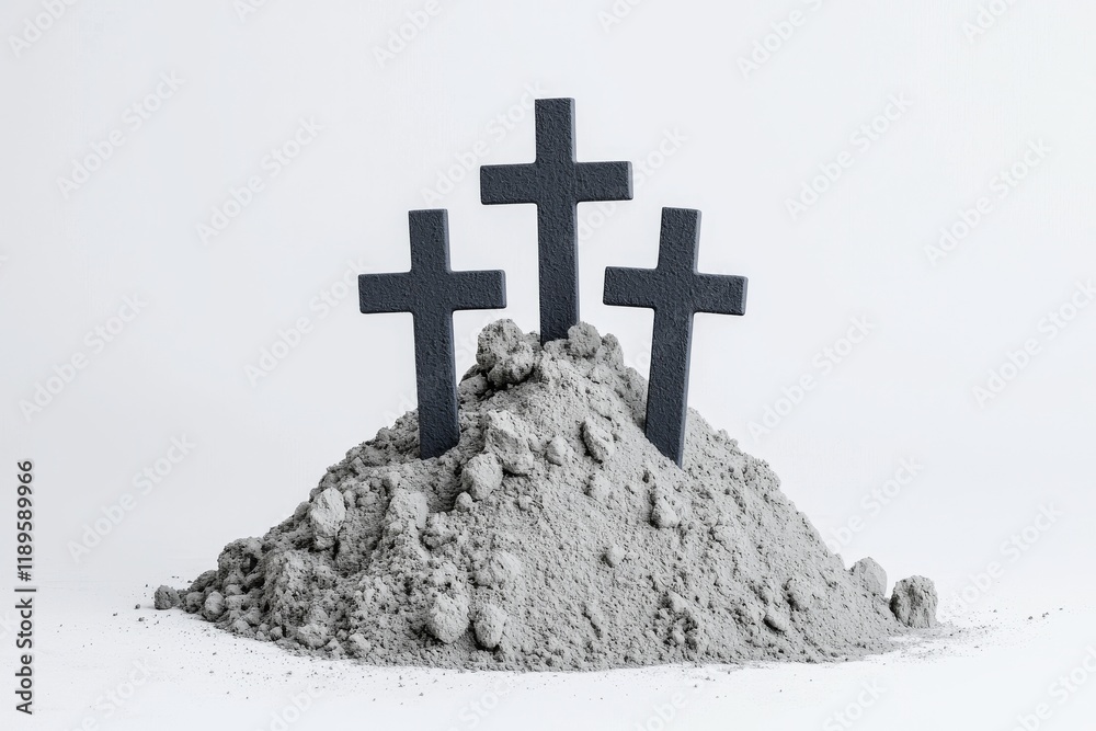 Ilustración de Stock As Good Friday, Easter, Ash Wednesday, or Lent ...