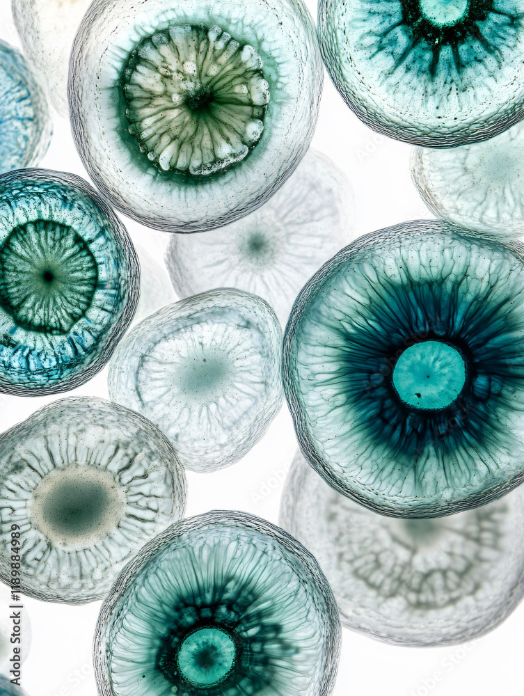 microscopy cytoplasm structure vivid cellular scientific study visual ...