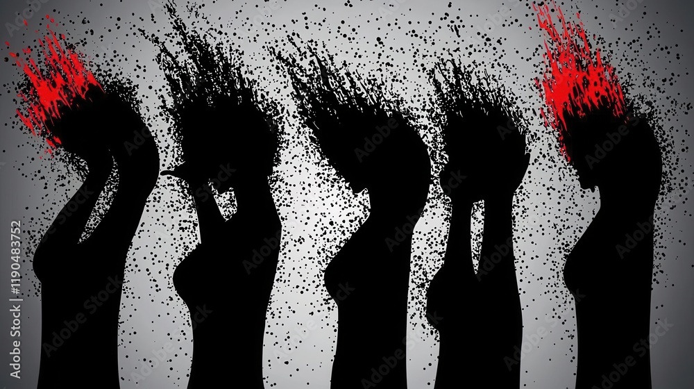 Infographic-style design with tips for managing panic, such as ...