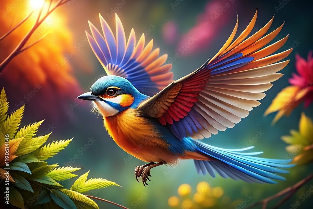 Animated Bird Flight Sequence: Looping Sprite Sheet for Game ...