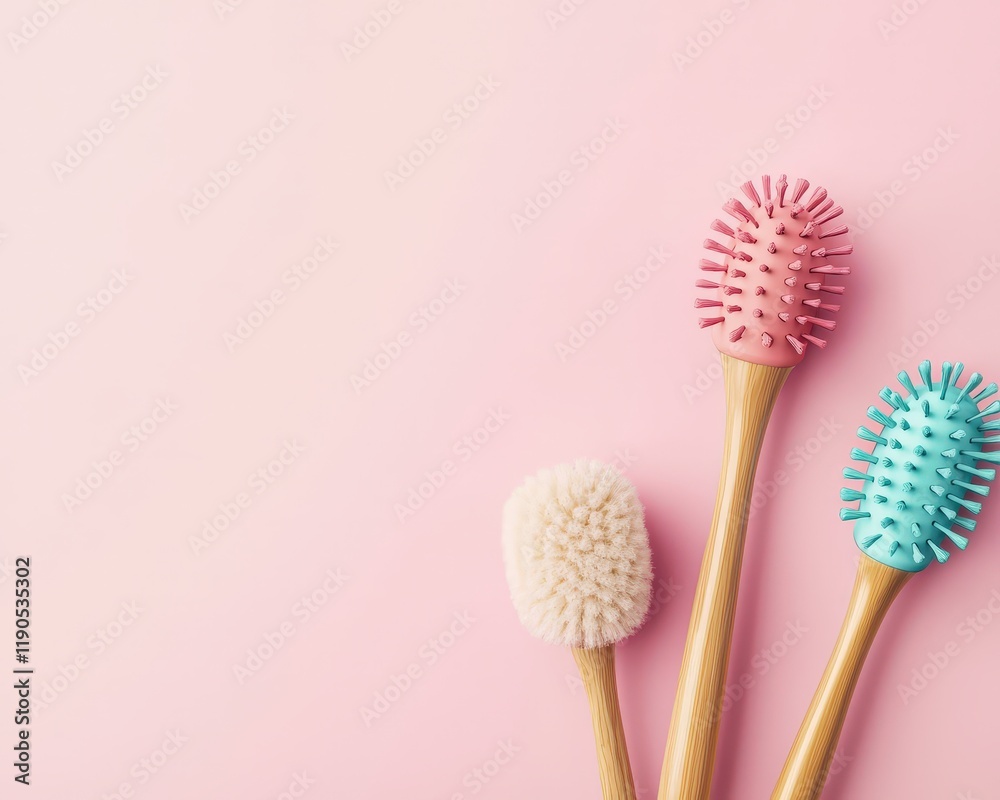 Trigger point therapy tools like handheld rollers displayed with step ...