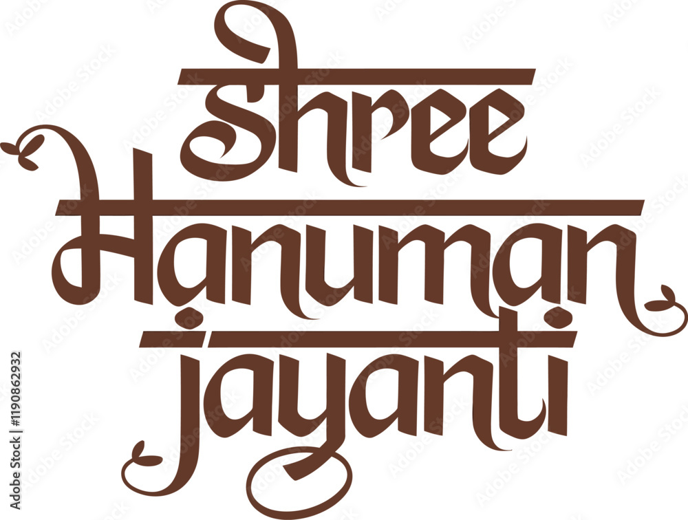 Illustration of Lord Hanuman on abstract background for Hanuman Jayanti ...