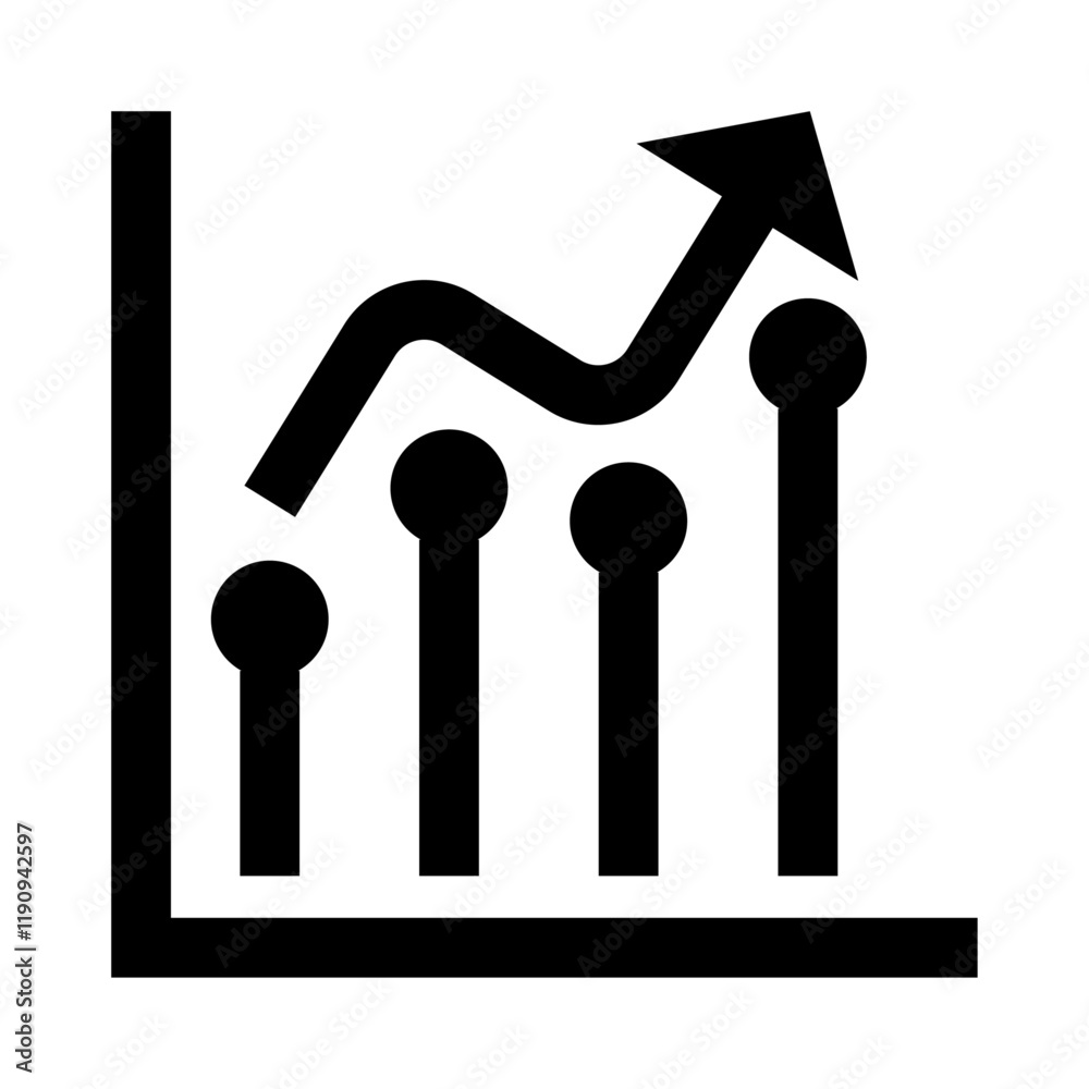 Professional chart icon. Perfect for presentations, reports, and ...