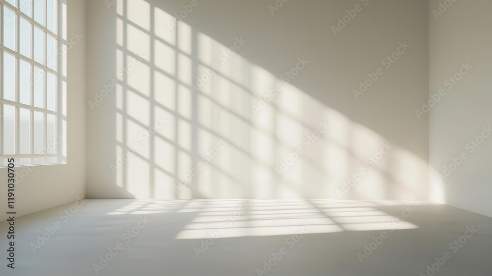 Prison visiting room with glass partitions, representing communication ...