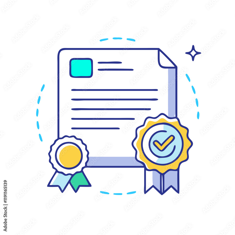 certificate of appreciation vector icon, certificate of appreciation ...