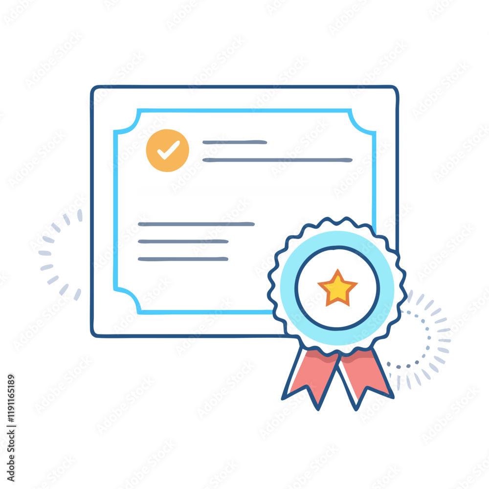 certificate of appreciation vector icon, certificate of appreciation ...