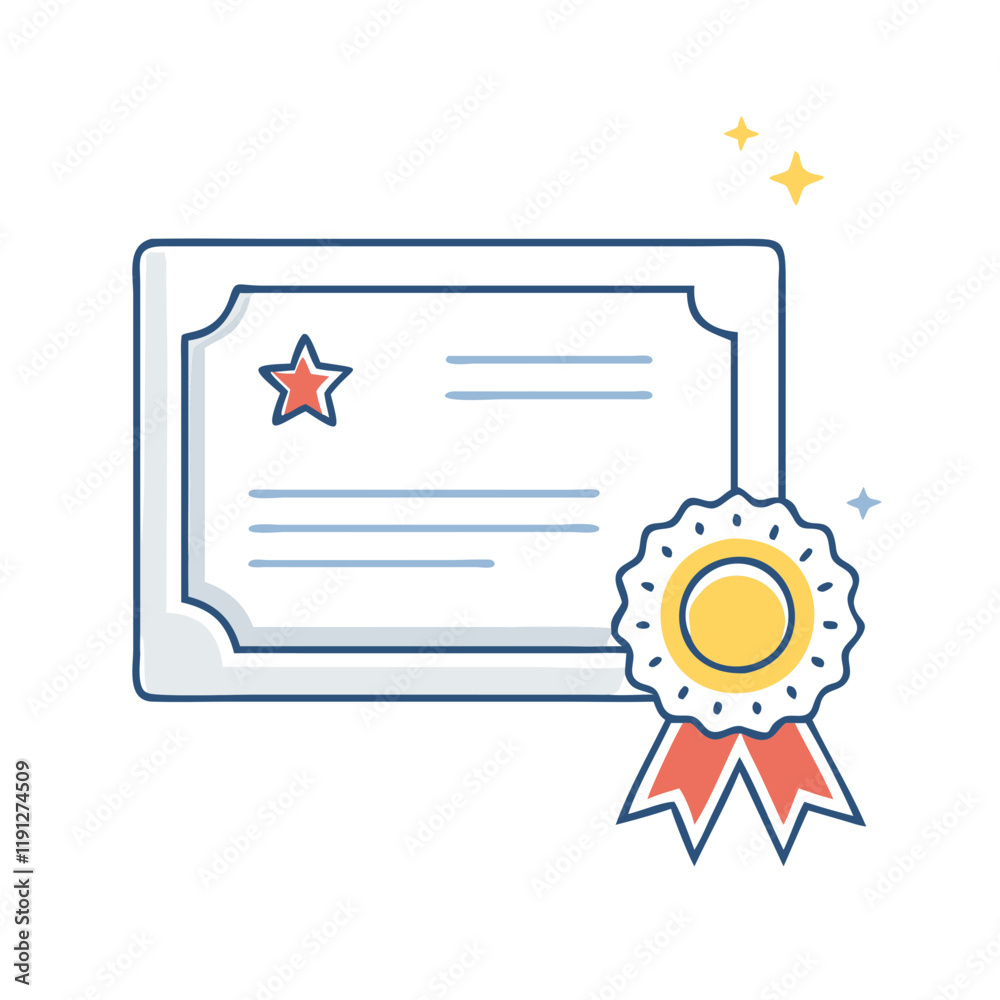 certificate of appreciation vector icon, certificate of appreciation ...