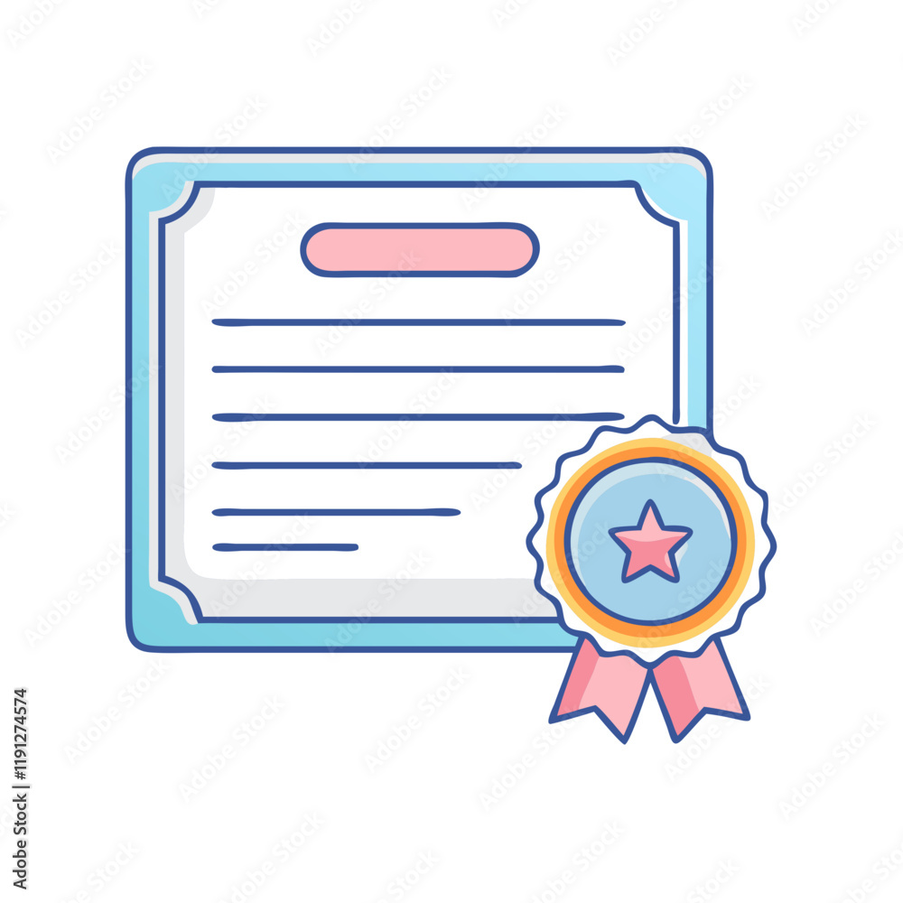 certificate of appreciation vector icon, certificate of appreciation ...
