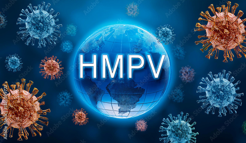 Foto de Stock Hmpv human metapneumovirus attacking planet earth | Adobe ...