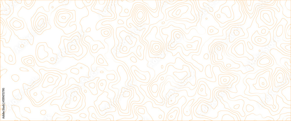 Topographic map patterns, topography line map. White topography ...