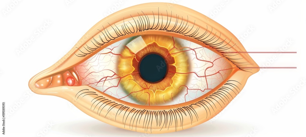 Diagram of strabismus amblyopia treatment optic nerve pathway for eye ...