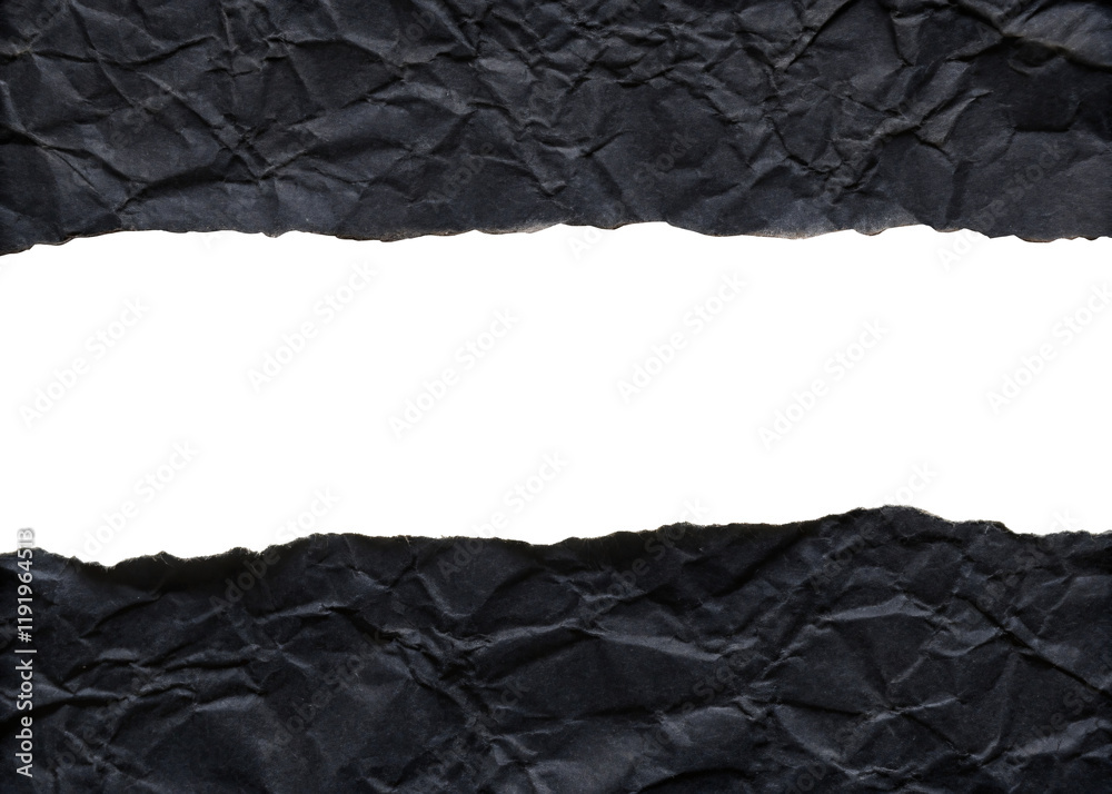 png Torn black paper background with a clean, horizontal rip in the ...