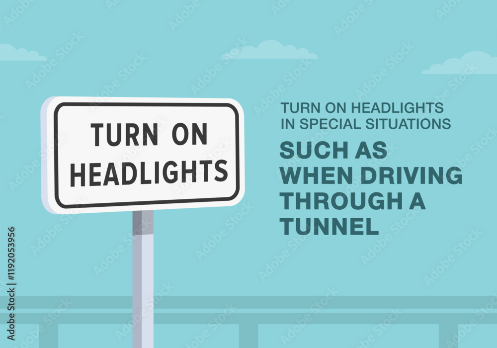 Safe driving tips and traffic regulation rules. Close-up of United ...