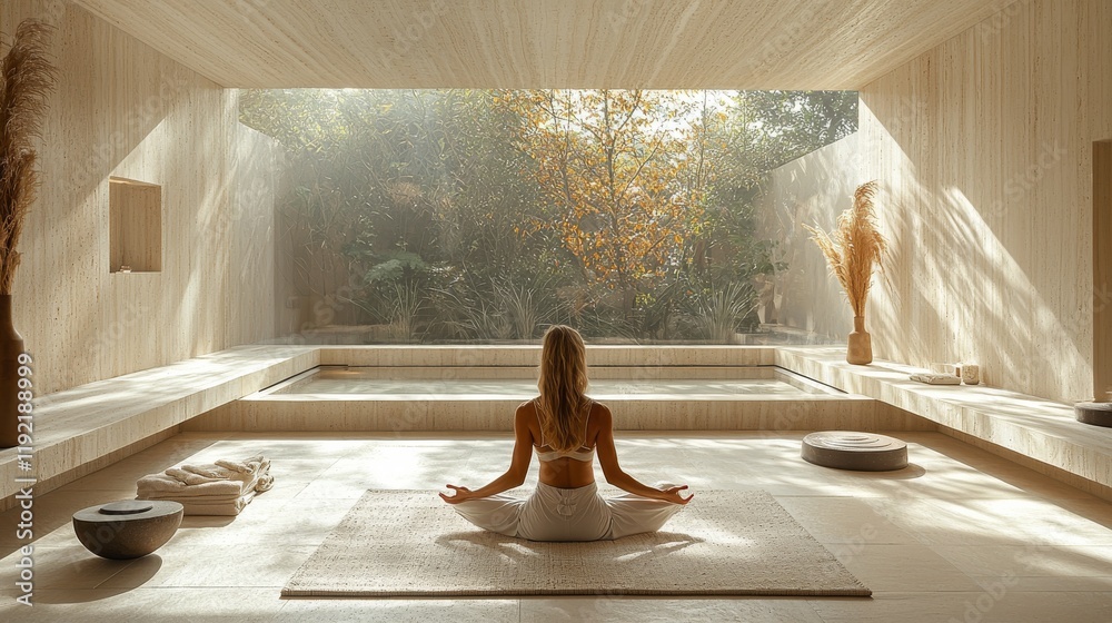 "Morning Routine: Energizing Stretching Session in a Stylish Home Gym ...