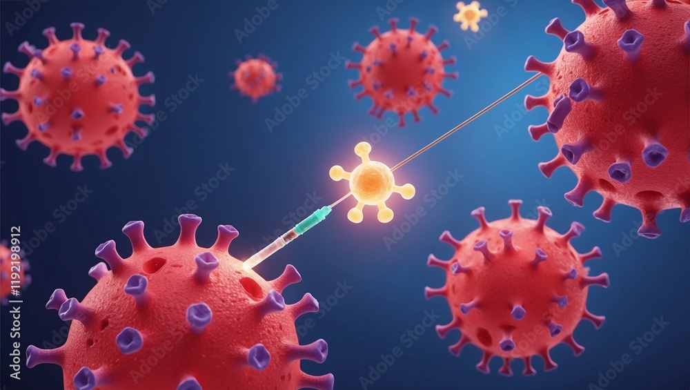Stock-Illustration „Targeting human metapneumovirus vaccine development ...