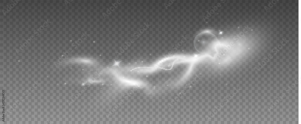 Realistic lightning flash effect, thunderstorm and lightning. Shining ...
