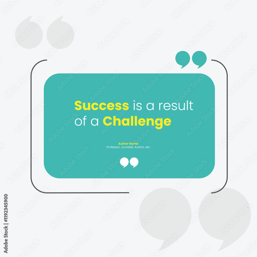 Bubble testimonial banner, quote, infographic. Social media post ...