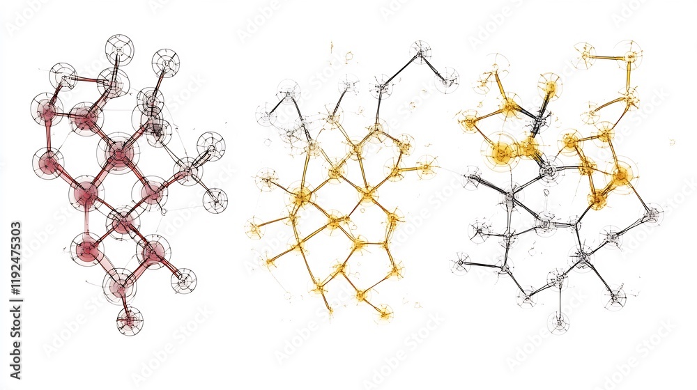 Molecular structures of alcohols ketones aldehydes detailed Lewis ...