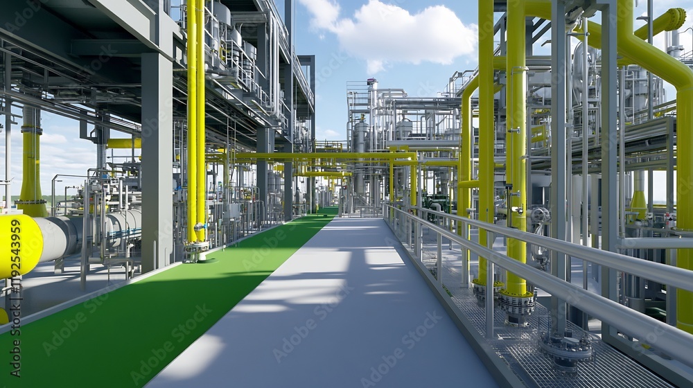 Carbon capture storage processes visualized showing chemical methods ...