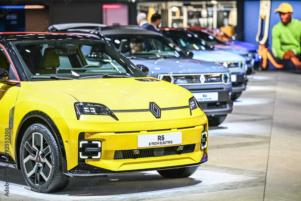 Renault R5 E-Tech Brussels Motor Show 2025 Stock Photo | Adobe Stock