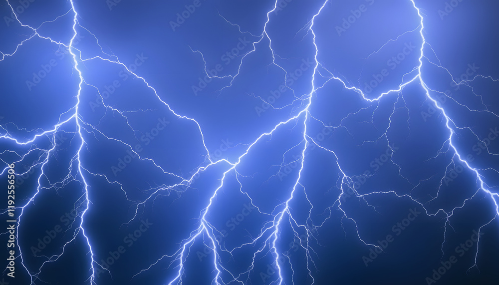 thunder electric current shock lightning power black energy abstract ...