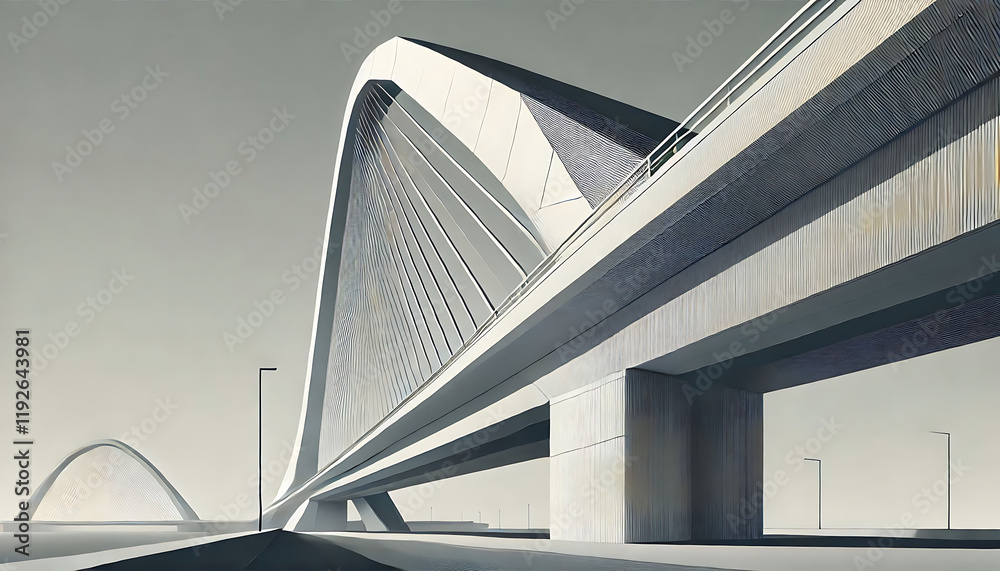 "Architectural Elegance" "Symmetry in Structure" "The Bridge of ...