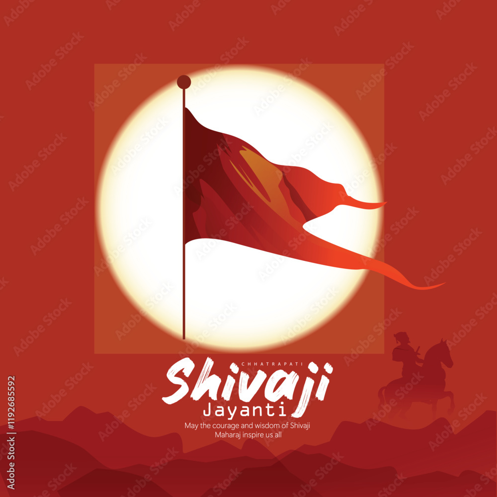 Chhatrapati Shivaji Maharaj Indian Maratha warrior king, celebrating ...