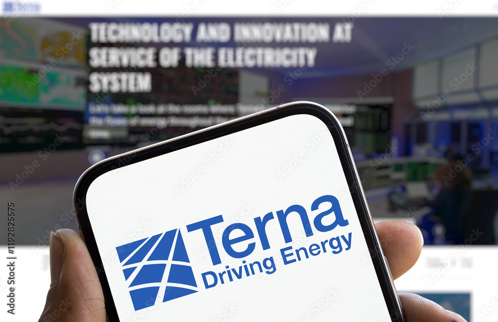 Dhaka, Bangladesh- 8 Jan 2025: Terna driving energy logo is displayed ...