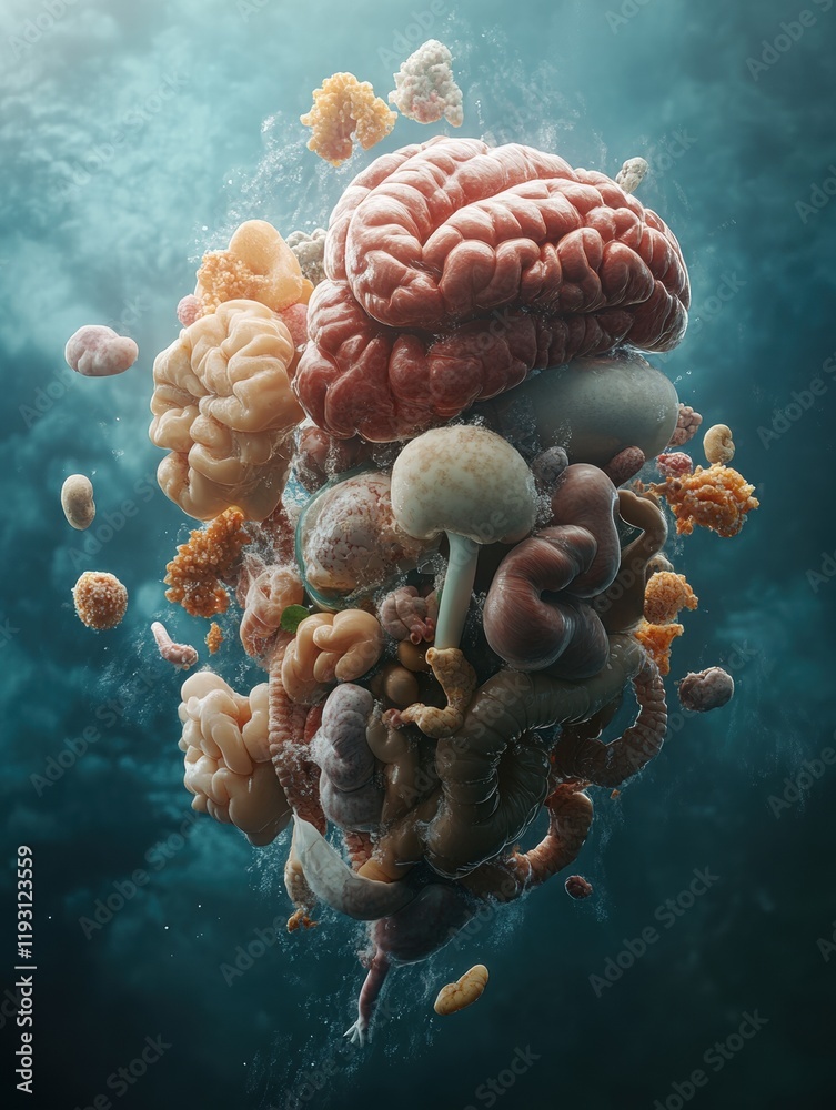 Exploring the Digestive System Organs Medical Visualization Educational ...