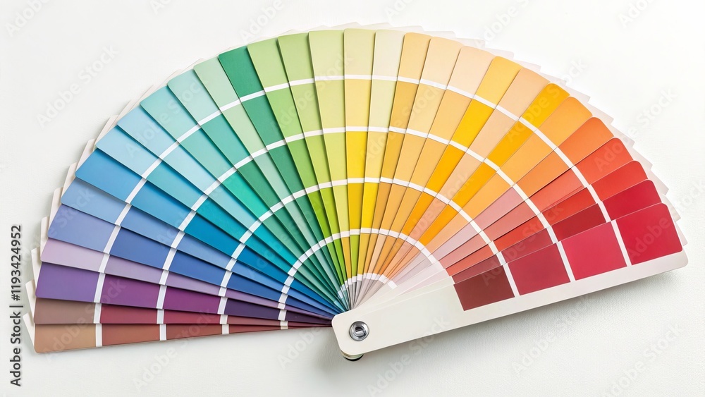 Circular Color Palette Fan Deck Rainbow Hues, Design Inspiration, Paint ...
