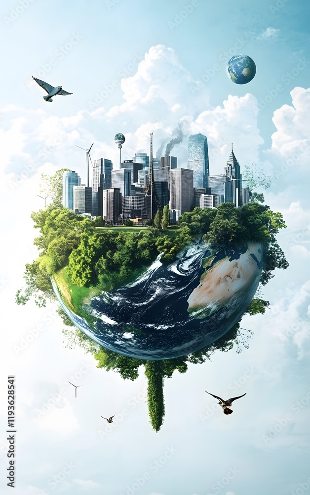 World leaders setting ambitious net zero emission goals, with visual ...