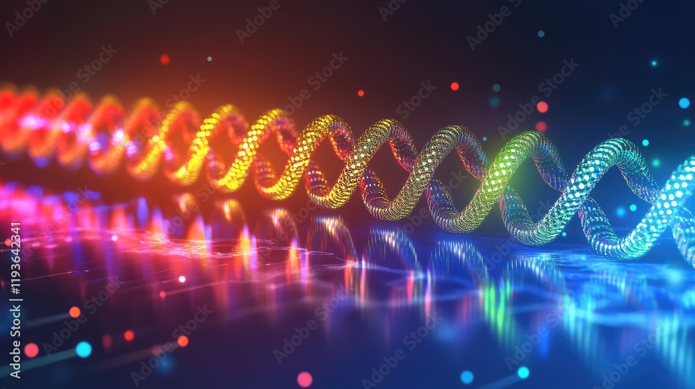 Quantum computing applied to genomics, visualizing quantum algorithms accelerating DNA sequence ...