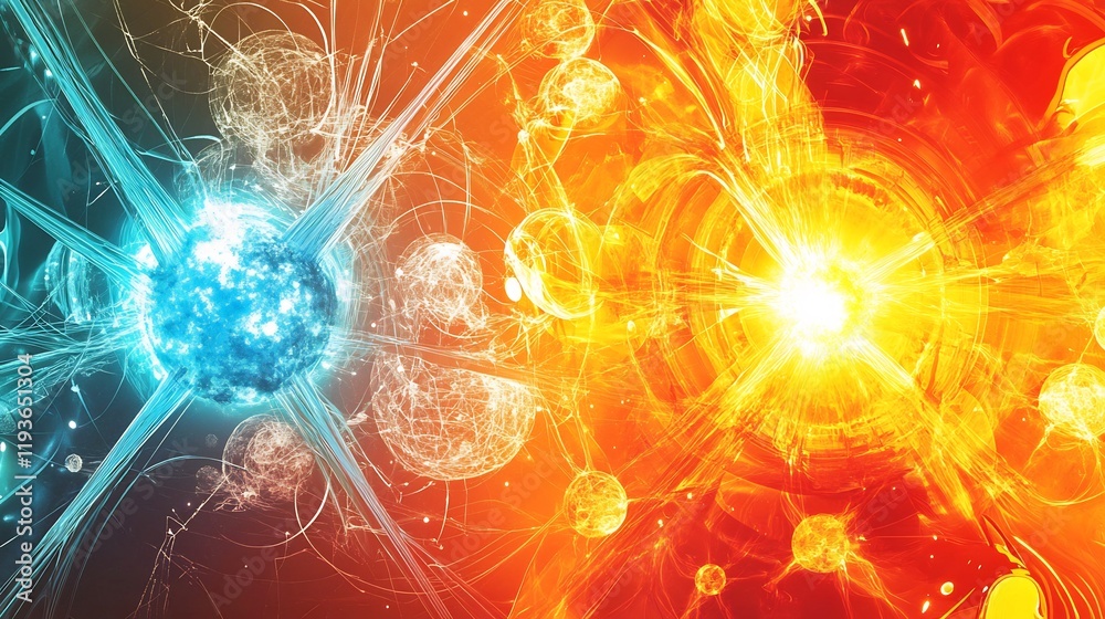 Symbolic representation of nuclear energy processes vivid depictions of ...