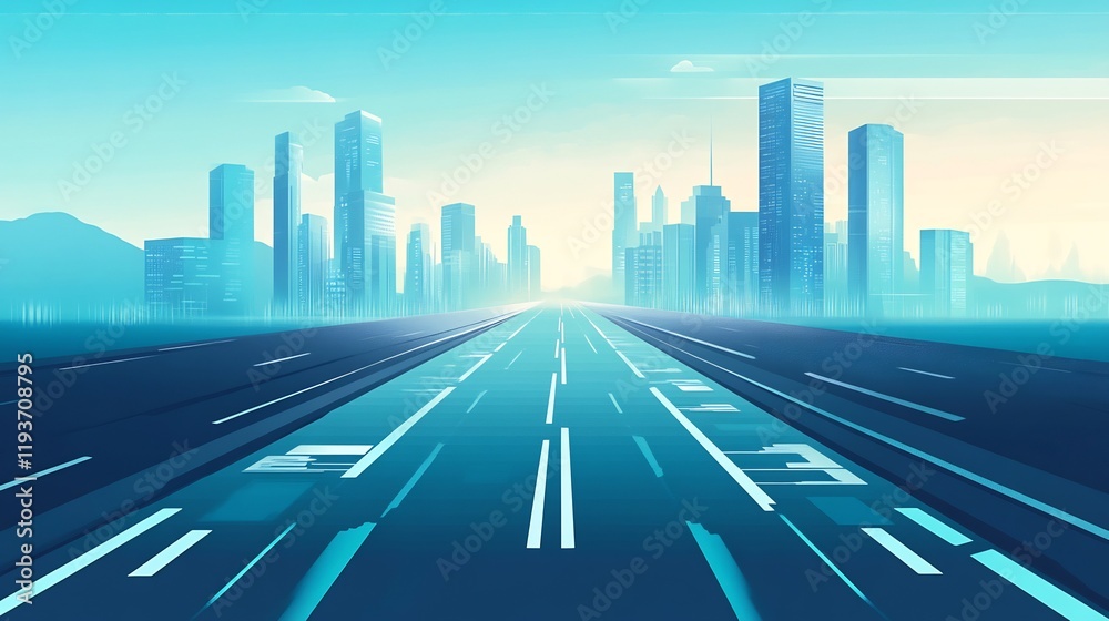 Symbolic illustration of roadmaps visualizing pathways for ...