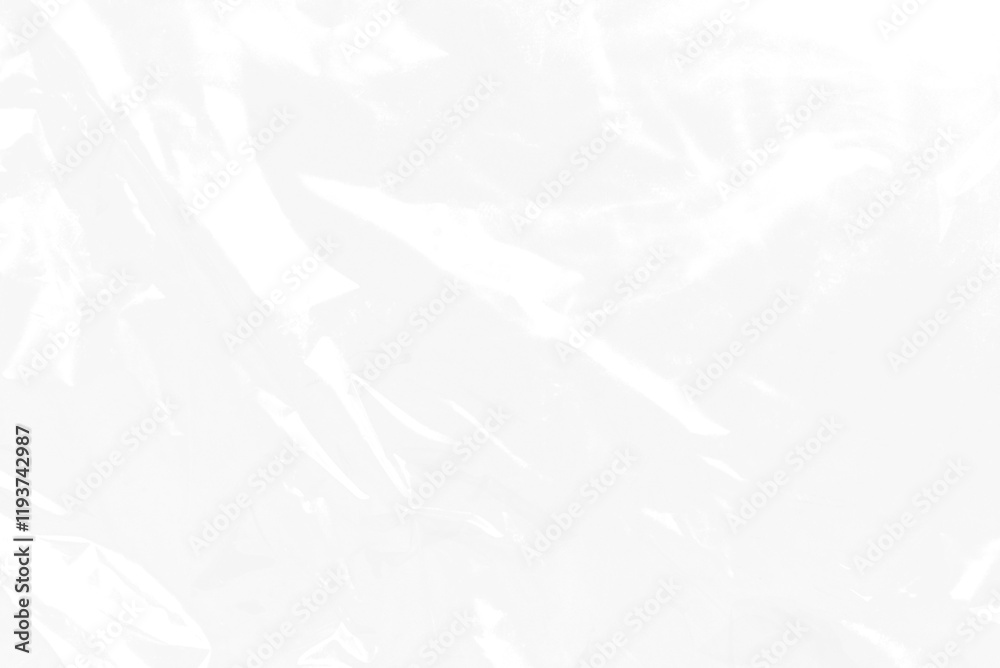 Plastic wrap transparent texture overlay effect. Polyethylene packaging ...