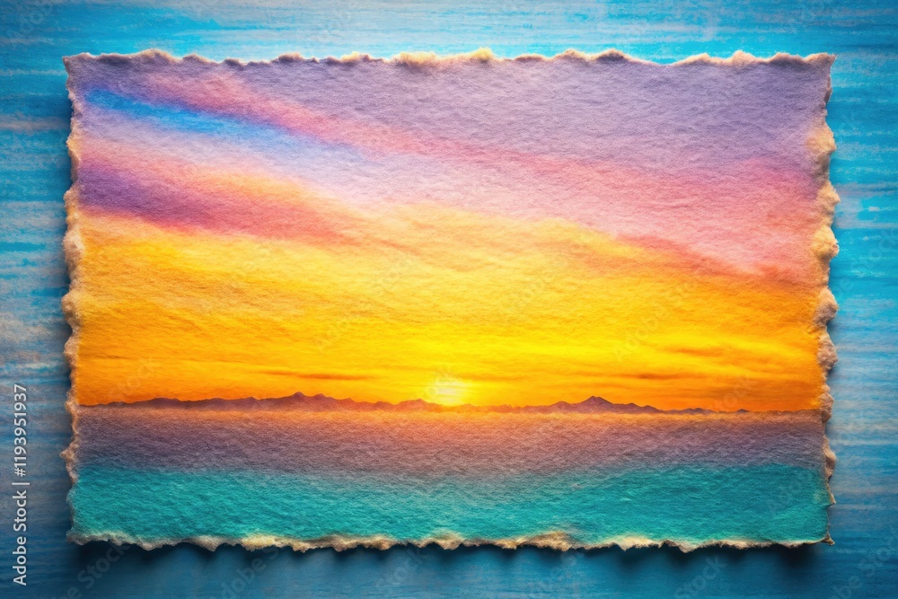 Deckle Edge Paper Texture, Vintage Gradient Background, Artistic Soft ...