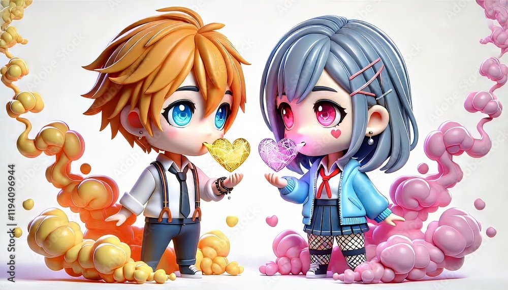 Ilustración de Stock smooth d render with rounded edges raytracing of ...