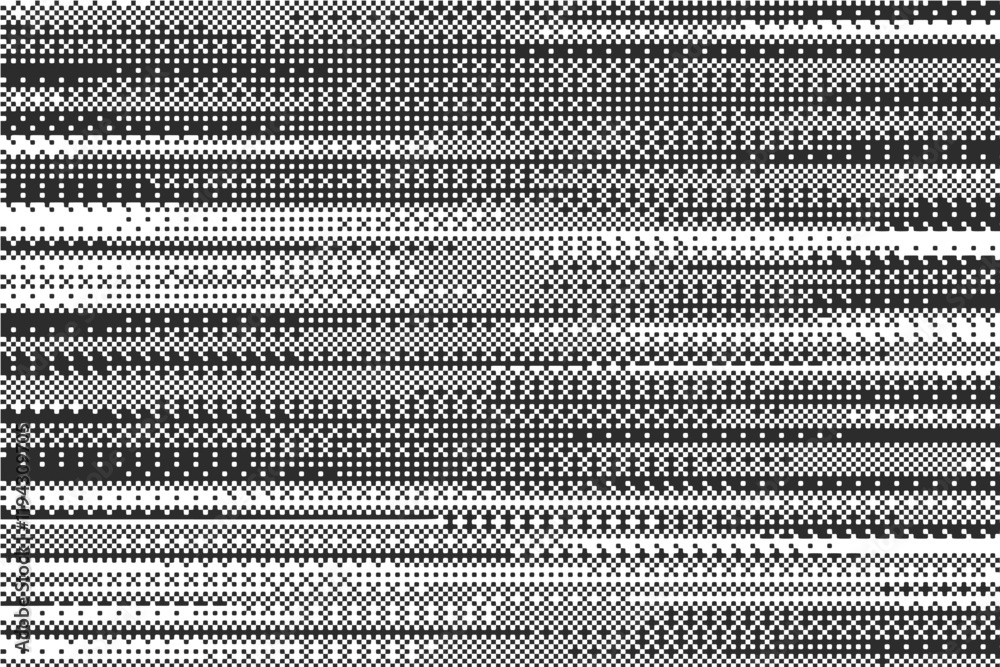 Striped bitmap pattern background with pixel texture. Retro computer ...