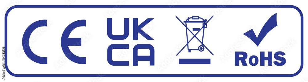CE, UKCA, RoHS, and WEEE Compliance Symbols | Certification and ...