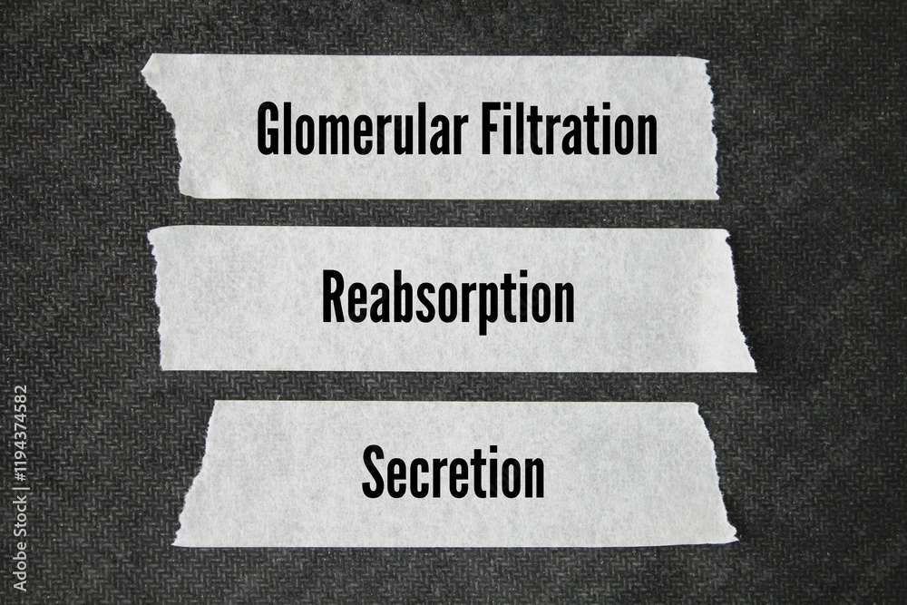 three sticker samples with the words There are three main steps of ...