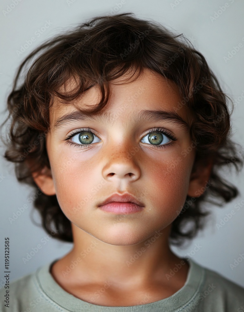 ID Photo for Passport : Australian young boy 2 Stock Photo | Adobe Stock