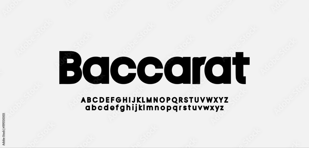 Heavy bold font. Editable vector alphabet a-z. Modern lettering ...